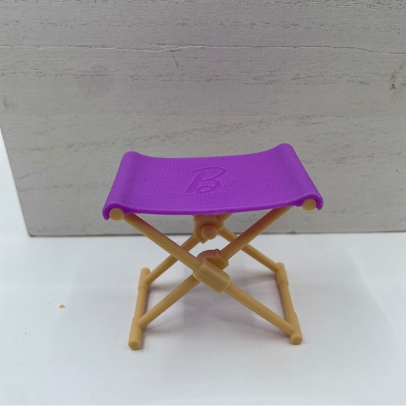 Barbie | Toys | Mattel Barbie Genuine Purple Camping Stool | Poshmark